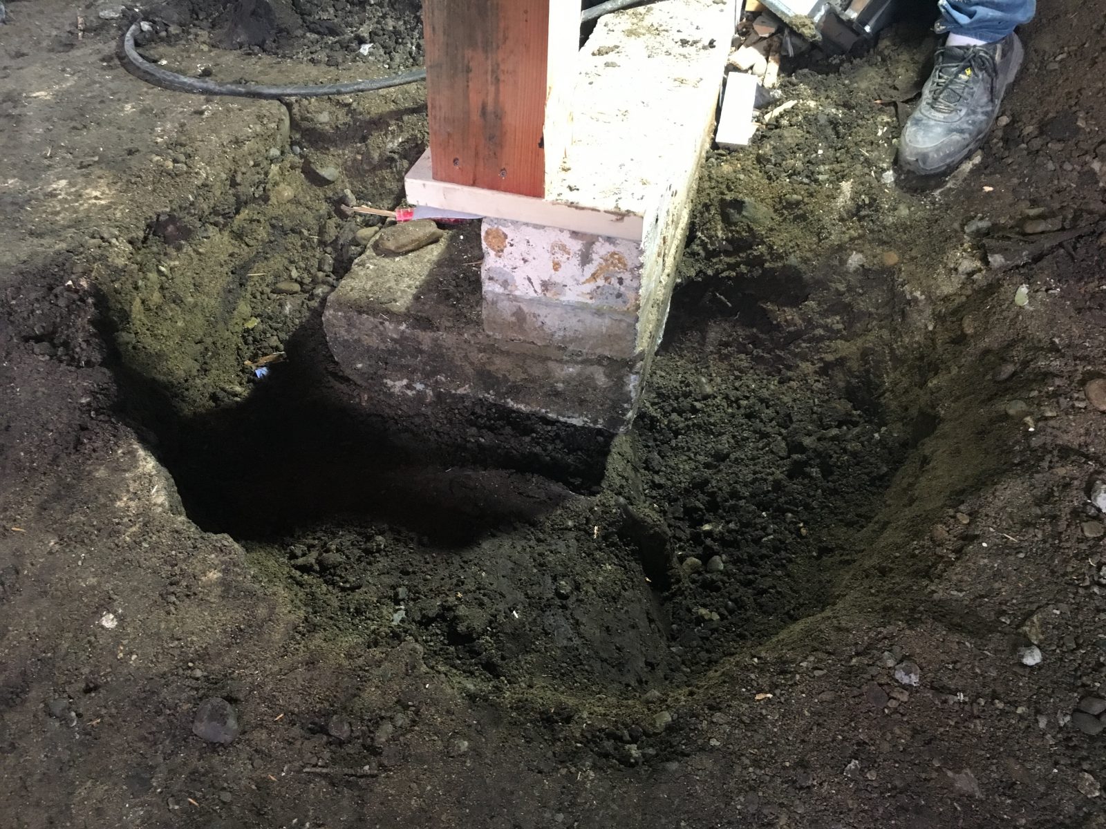 Lifting Sunken Foundation - 18.5 Inch Lift | True Level