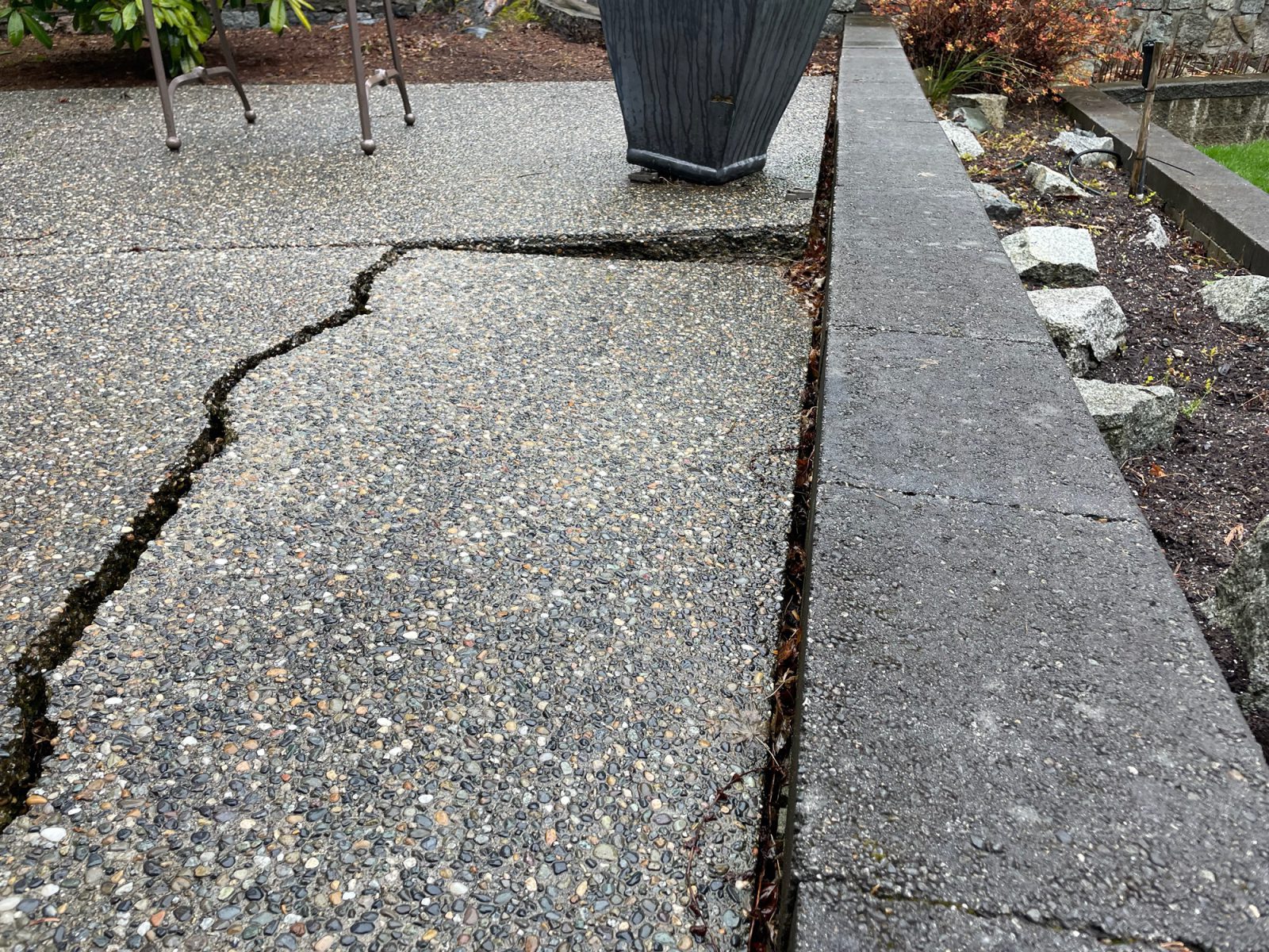Burnaby Patio Repair - True Level Concrete - Case Study Section